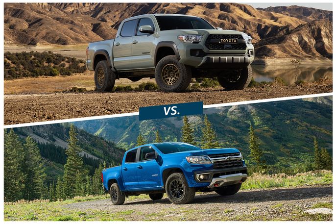 Compared: 2022 Chevrolet Colorado vs. 2022 Toyota Tacoma | Capital One ...