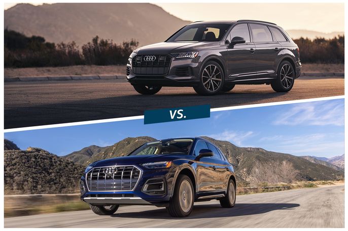 Compared: 2023 Audi Q5 vs. 2023 Audi Q7 | Capital One Auto Navigator