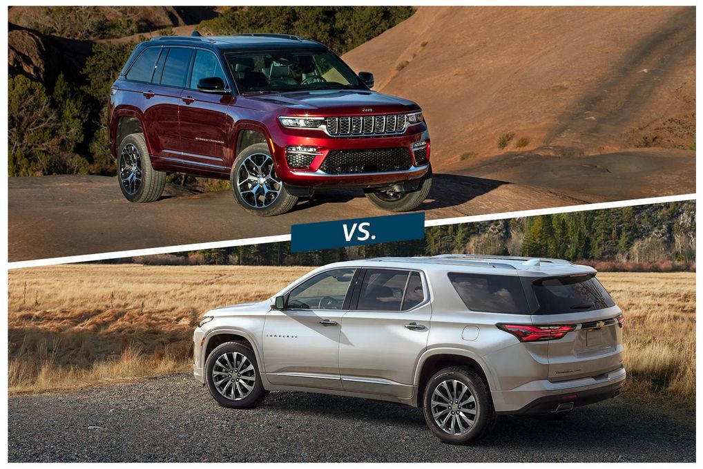 Compared: 2023 Chevrolet Traverse vs. 2023 Jeep Grand Cherokee ...
