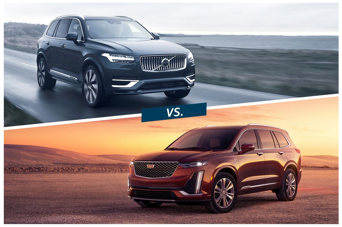 Compared: 2023 Volvo XC90 vs. 2023 Cadillac XT6 | Capital One Auto ...