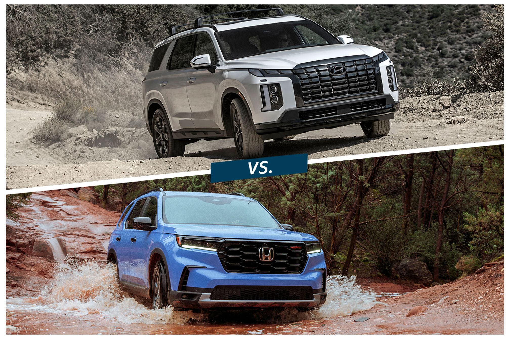 Compared: 2024 Hyundai Palisade vs. 2024 Honda Pilot | Capital One Auto ...
