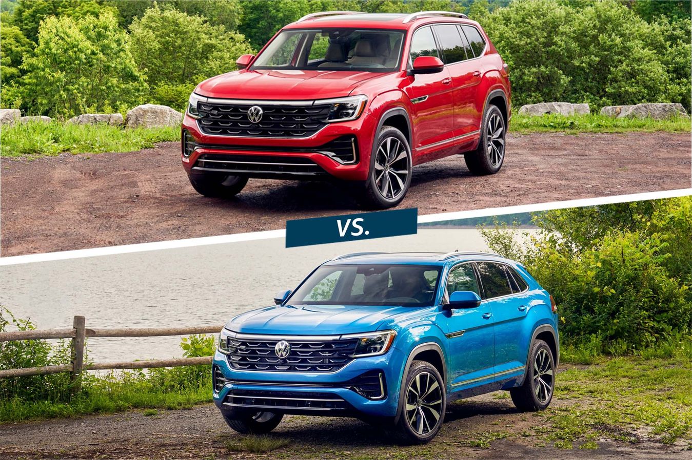 Compared: 2024 Volkswagen Atlas vs. 2024 Volkswagen Atlas Cross Sport ...