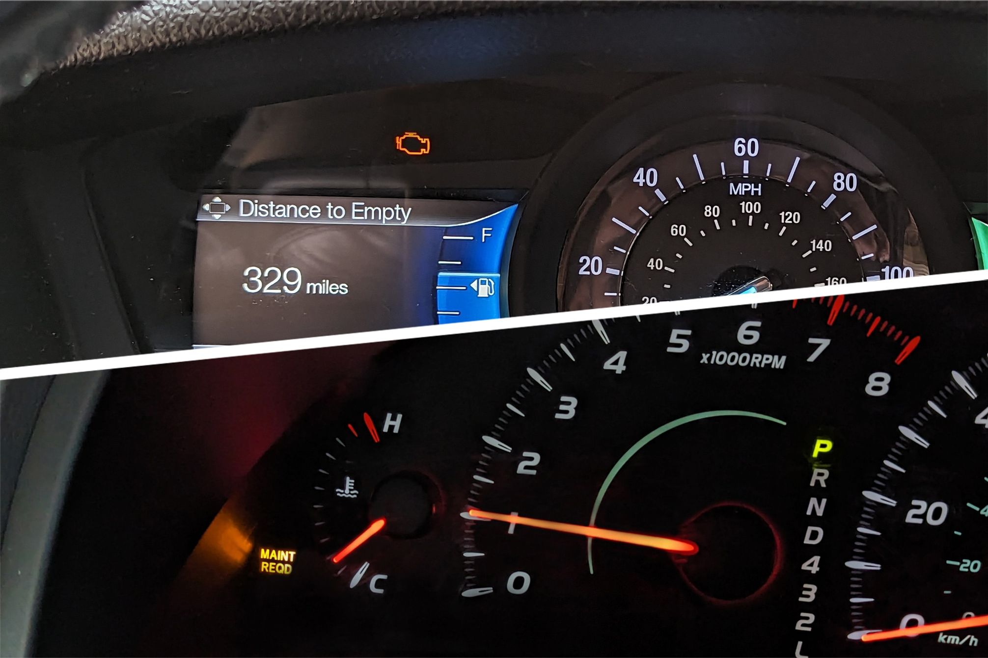The Difference Between a Check-Engine Light and a Maintenance Light ...