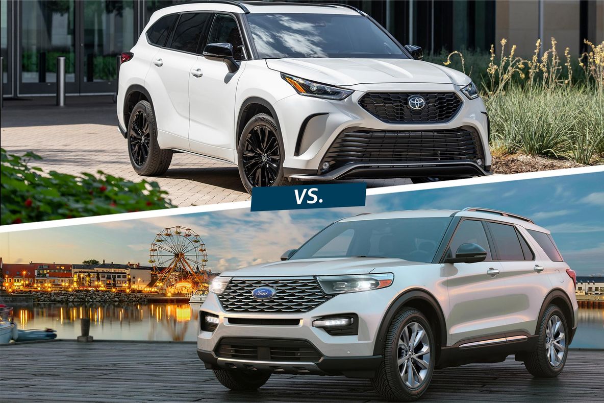 Compared: 2024 Toyota Highlander vs. 2024 Ford Explorer | Capital One ...