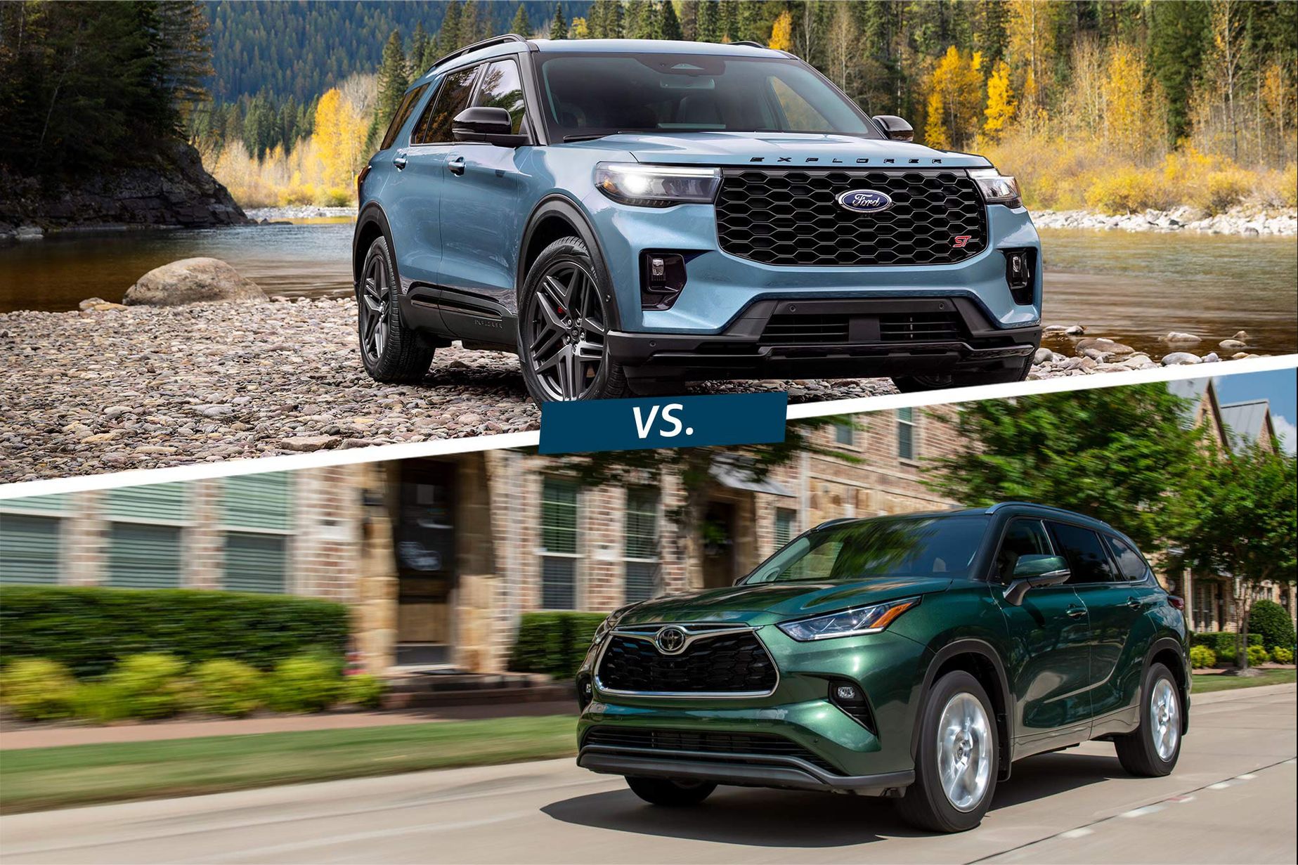 Compared: 2026 Ford Explorer vs. 2026 Toyota Highlander | Capital One ...