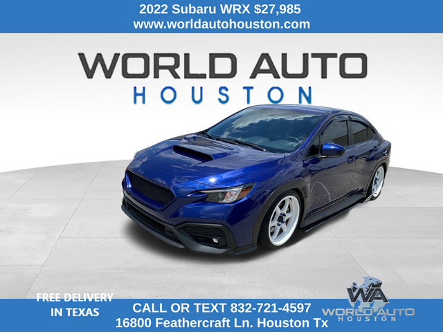 Used 2022 Subaru WRX Premium For Sale in Houston, TX | Capital One Auto ...