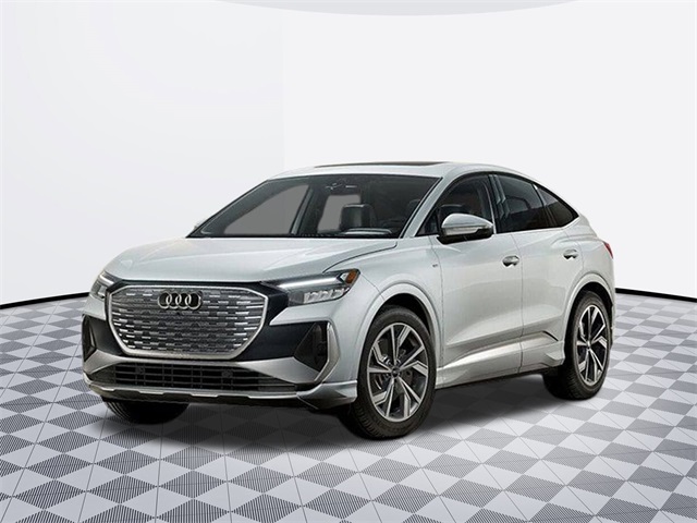 Audi q4 e tron white store