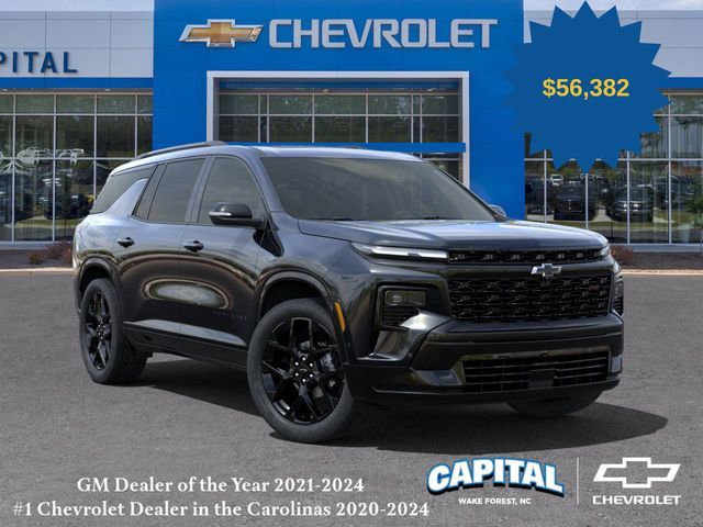 New 2025 Black Chevrolet Traverse For Sale in Raleigh, NC | Auto Navigator