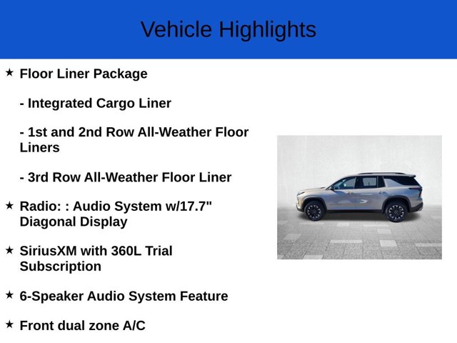 New 2026 Chevrolet Traverse AWD Z71 For Sale in Tarpon Springs, FL ...