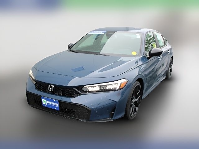 New 2026 Blue Honda Civic Sedan For Sale in Boston, MA | Auto Navigator