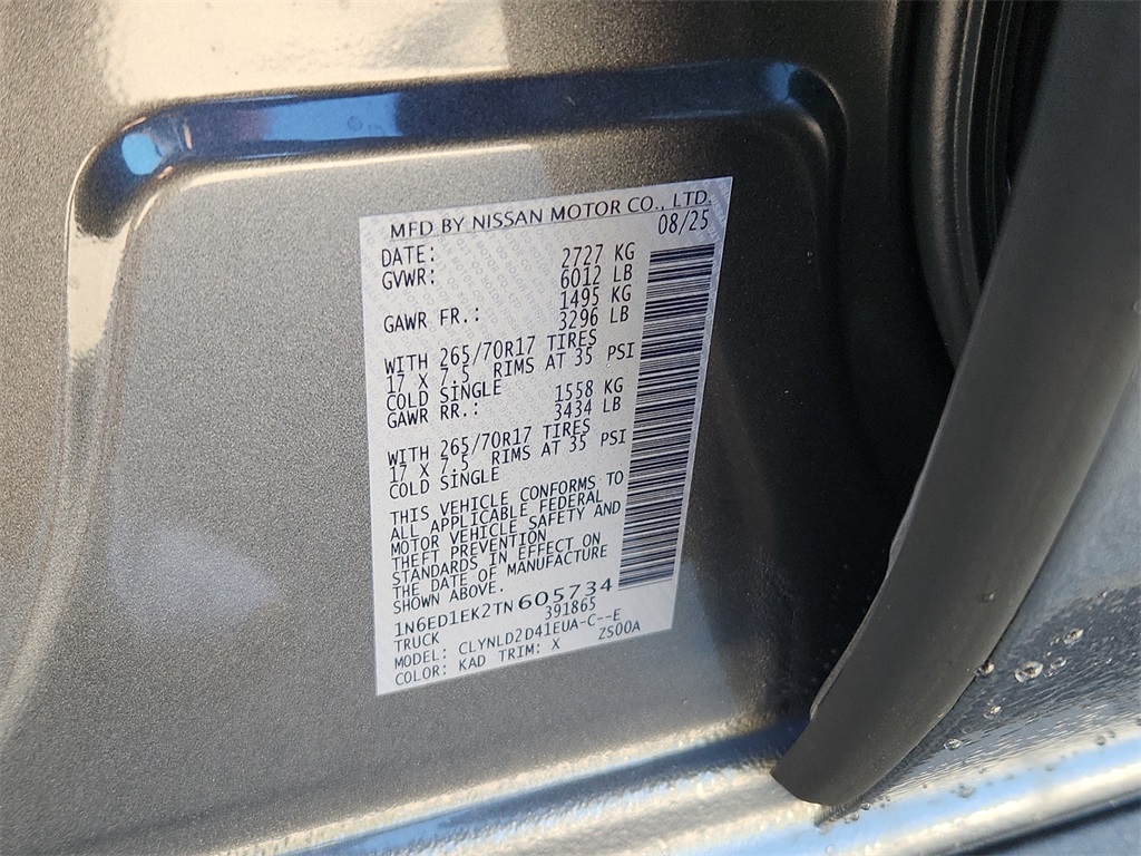 New 2026 Nissan Frontier PRO-4X For Sale in Annapolis, MD | Capital One ...